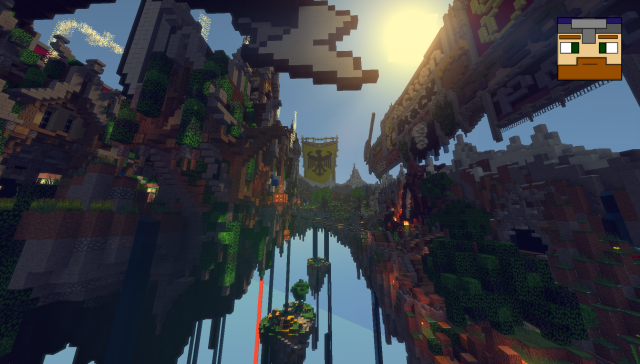 GuildCraft Server Hub - Floating Islands Minecraft Map