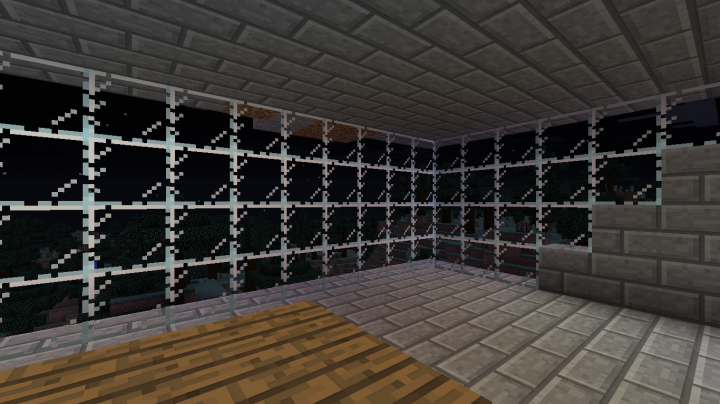 Waterfall mountain house - With overlook Minecraft Map