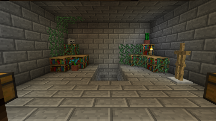 Waterfall mountain house - With overlook Minecraft Map