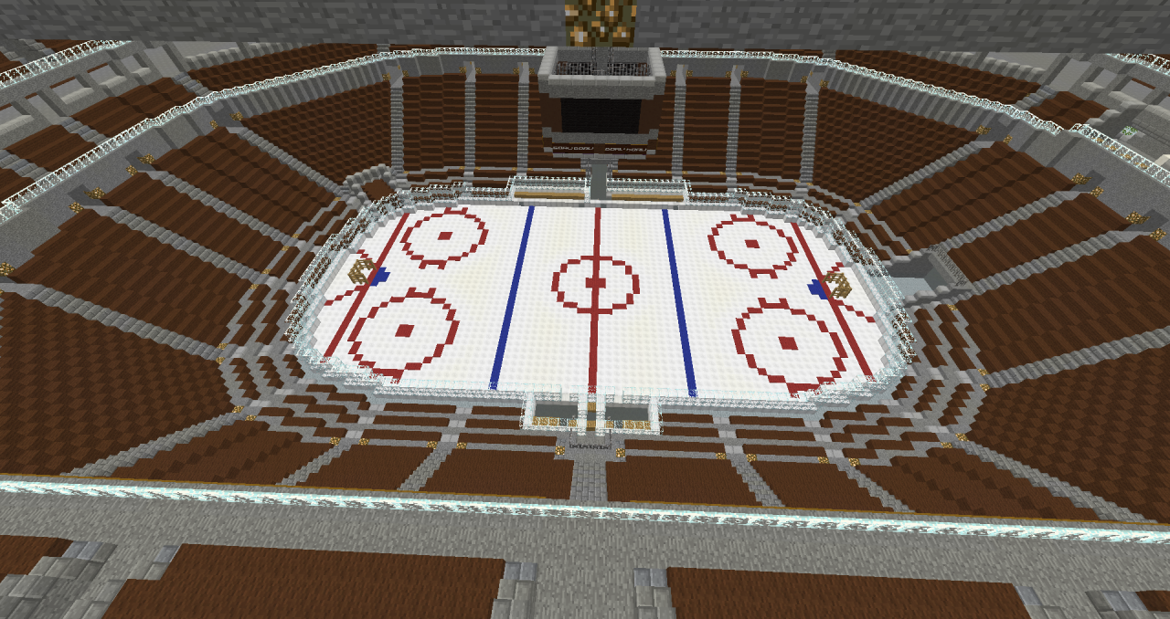 HS Square Hockey Rink Minecraft Map