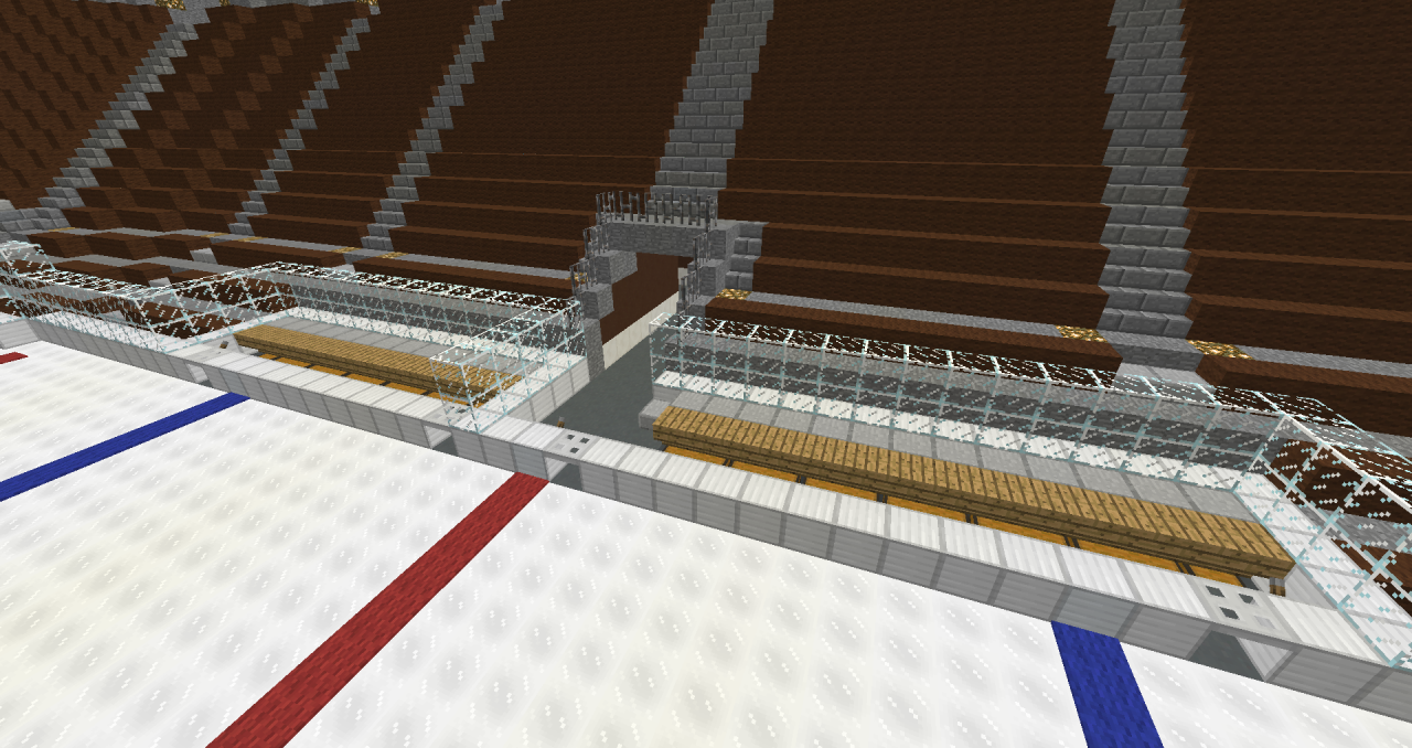 HS Square Hockey Rink Minecraft Map