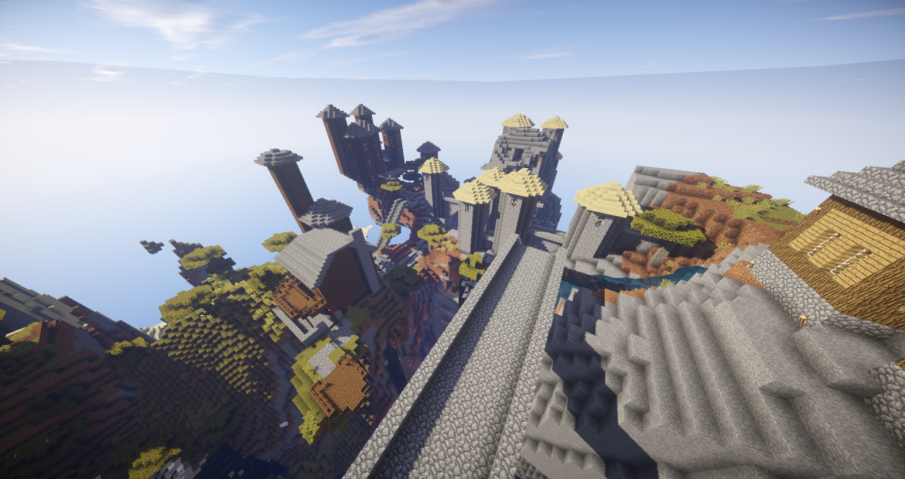 Cliffside city Minecraft Map