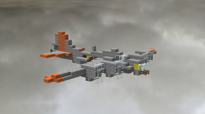 B-17 Flying Fortress Minecraft Map