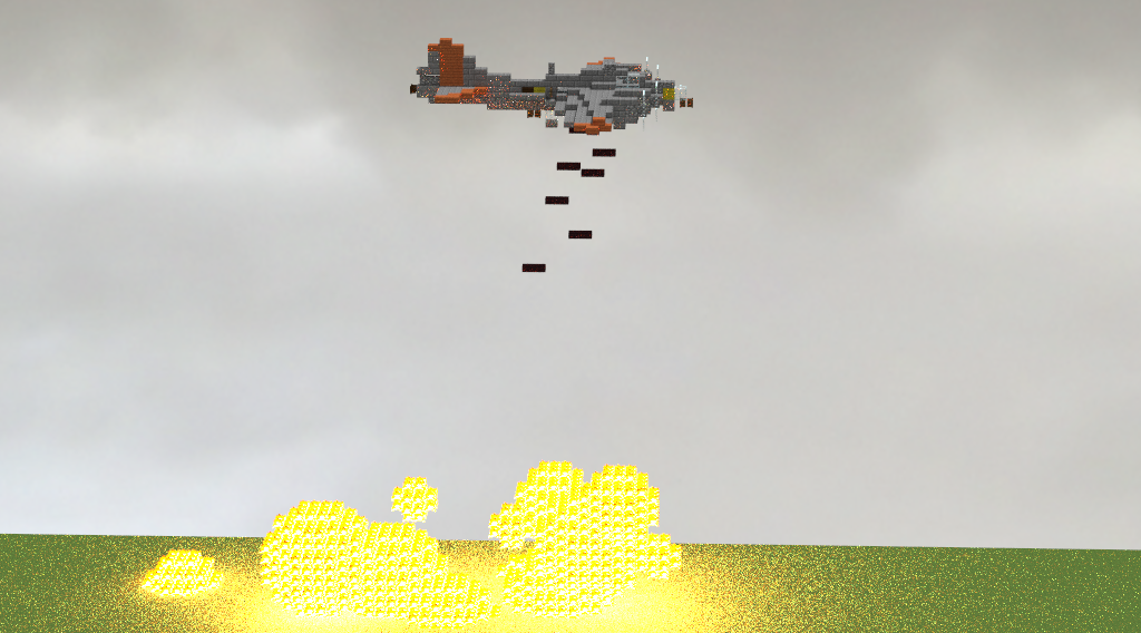B-17 Flying Fortress Minecraft Map