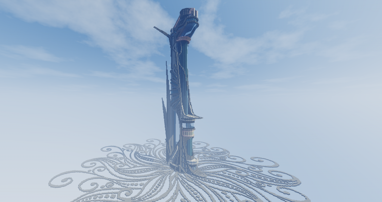 Futuristic tower #2 Minecraft Map