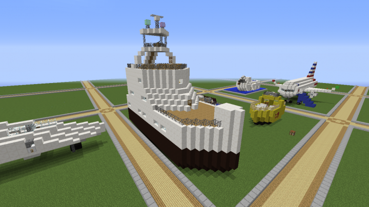 Custom Yacht - Fictional Minecraft Map
