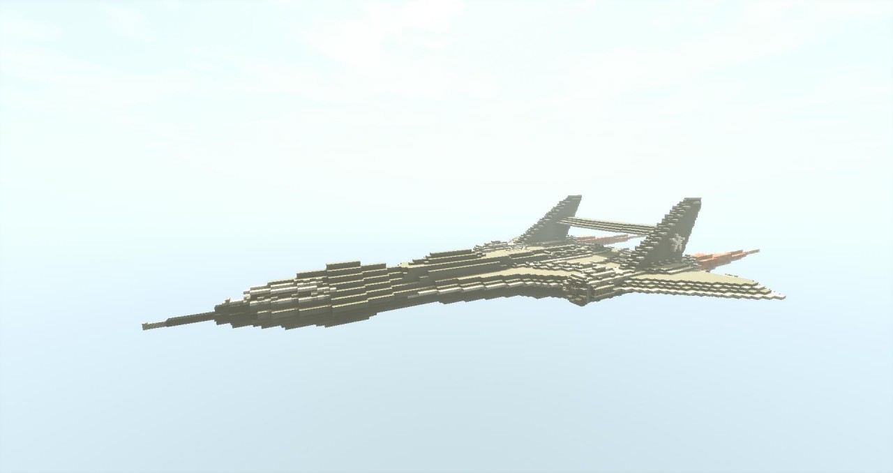BlackBird / Stealth Aircraft (Military plane) Minecraft Map