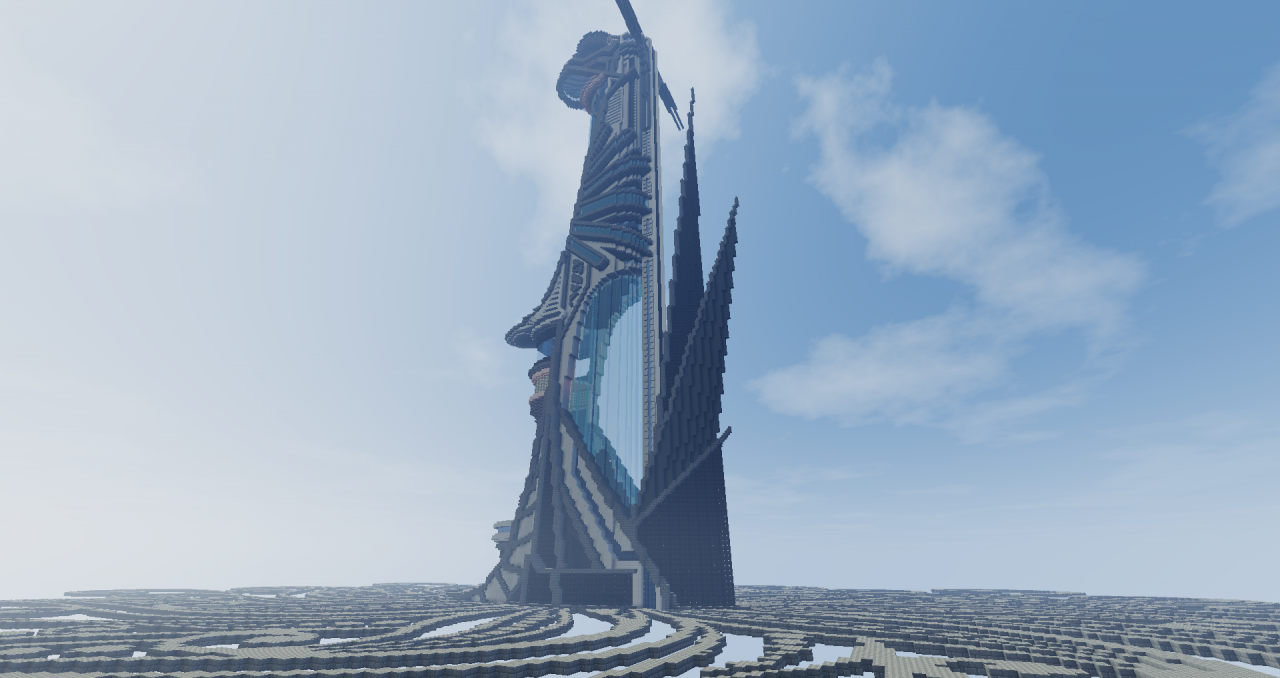Futuristic tower #2 Minecraft Map