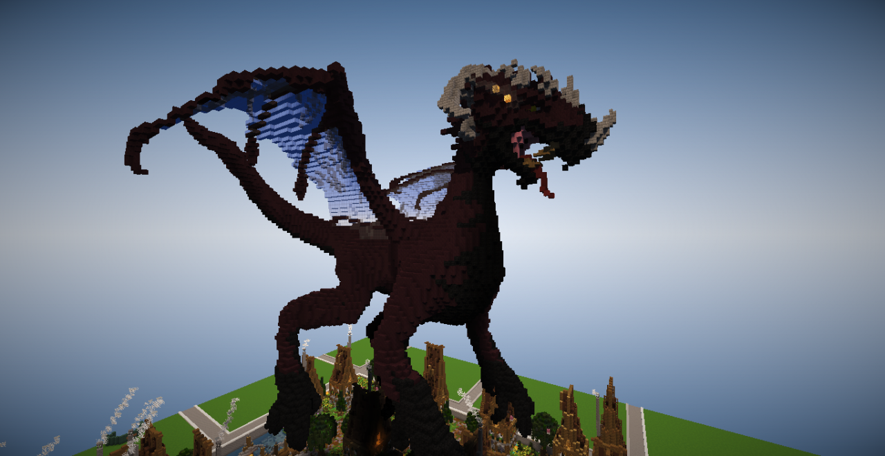 Durnaviire And The Red Dragon. Minecraft Map