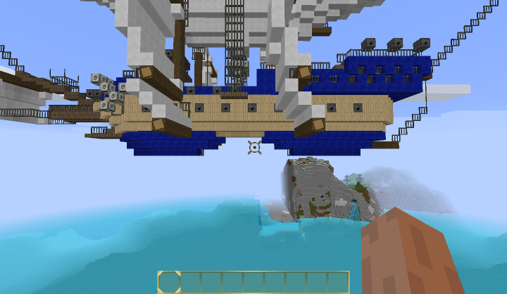 The Three Musketeers Airship Minecraft Map