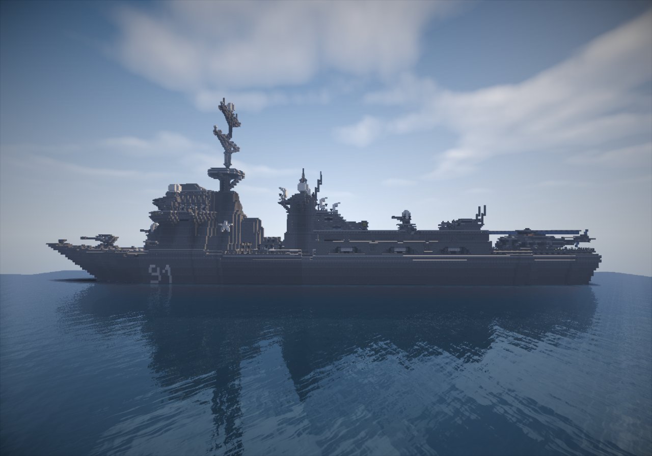 F-91 warship Minecraft Map