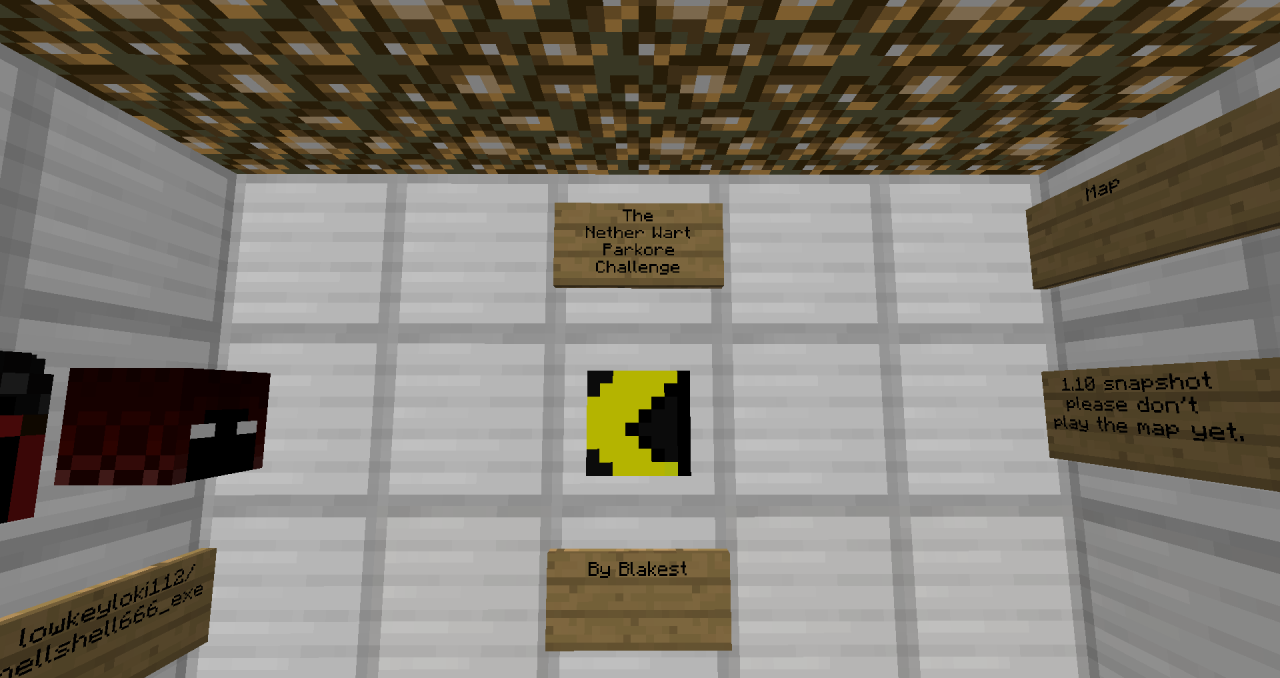 Nether Wart Block Challenge Minecraft Map