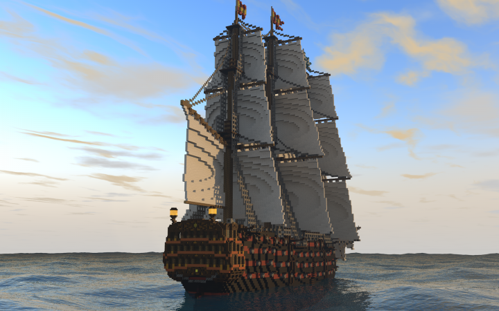 Nuestra Senor Concepcion - Spanish 1st rate ship of line in 2:1 scale ...