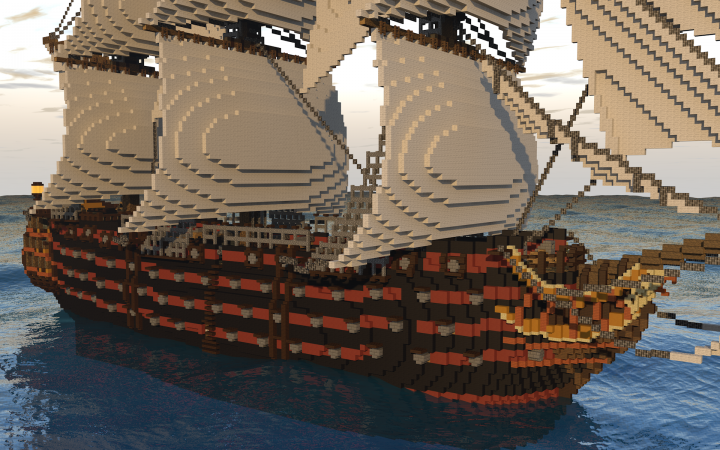 Nuestra Senor Concepcion - Spanish 1st rate ship of line in 2:1 scale ...