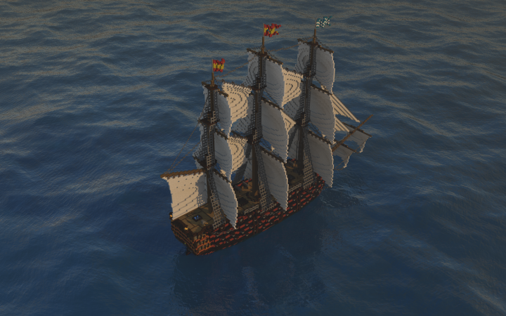 Nuestra Senor Concepcion - Spanish 1st rate ship of line in 2:1 scale ...