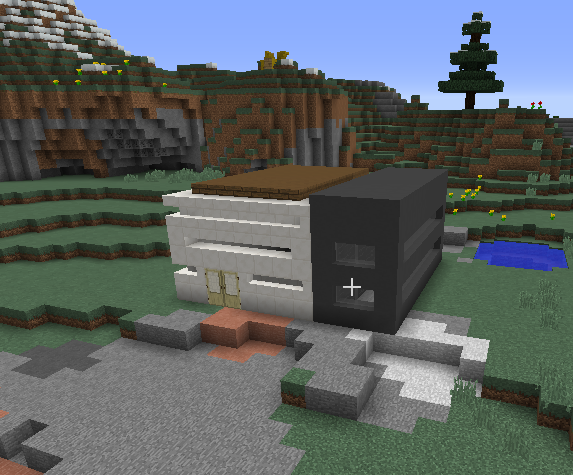 10x10 modern house Minecraft Map