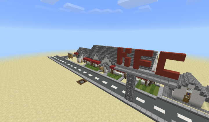 ♠KFC Restaurant ♠ Minecraft Map