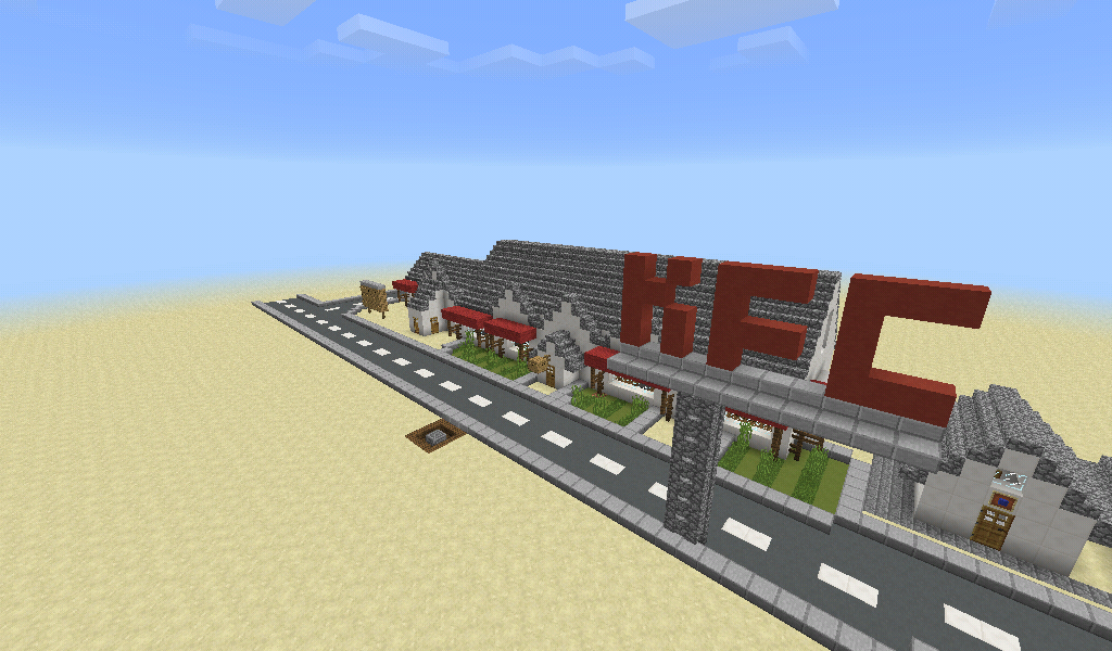 ♠KFC Restaurant ♠ Minecraft Map