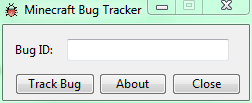 Minecraft Bug Tracker Tool Minecraft Mod
