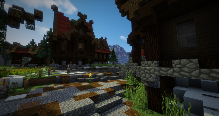 The Red Old Town [Cinematic] Minecraft Map