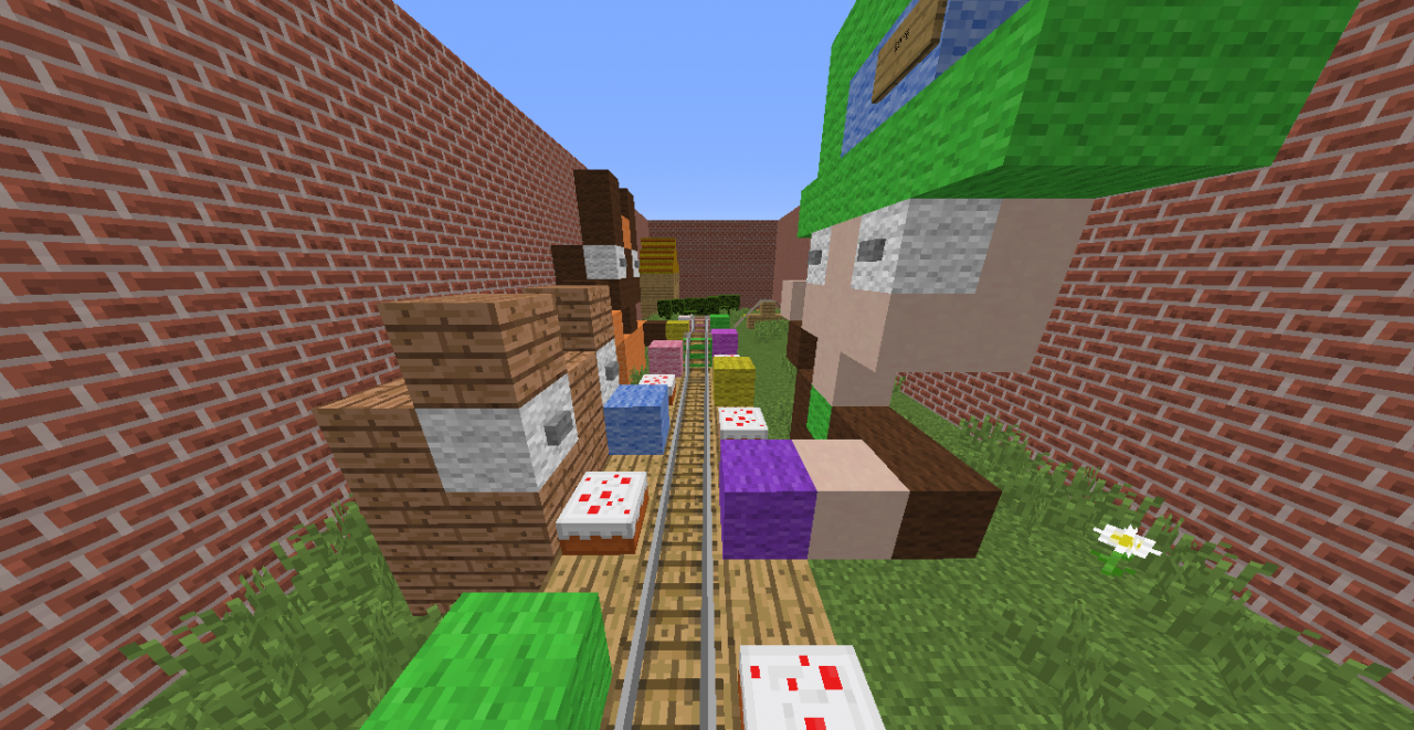 Alice in Wonderland Ride! Minecraft Map