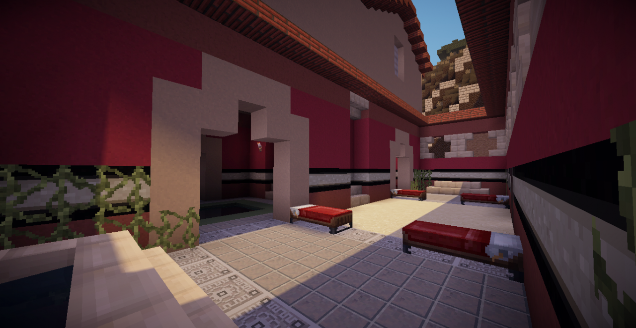 Small Roman Thermae Minecraft Map