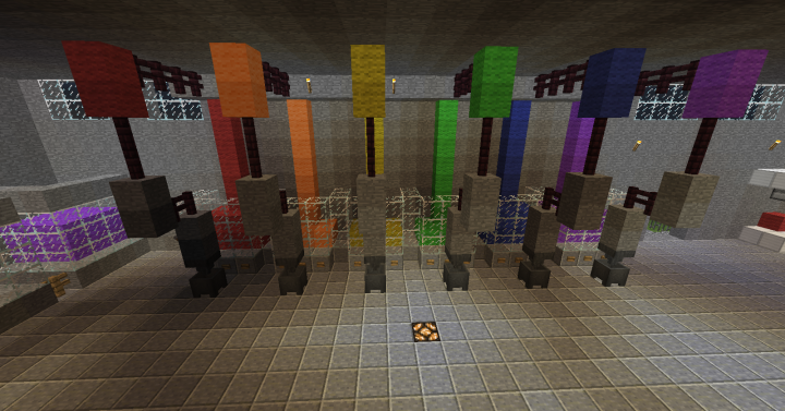 The Rainbow Factory map Minecraft Project