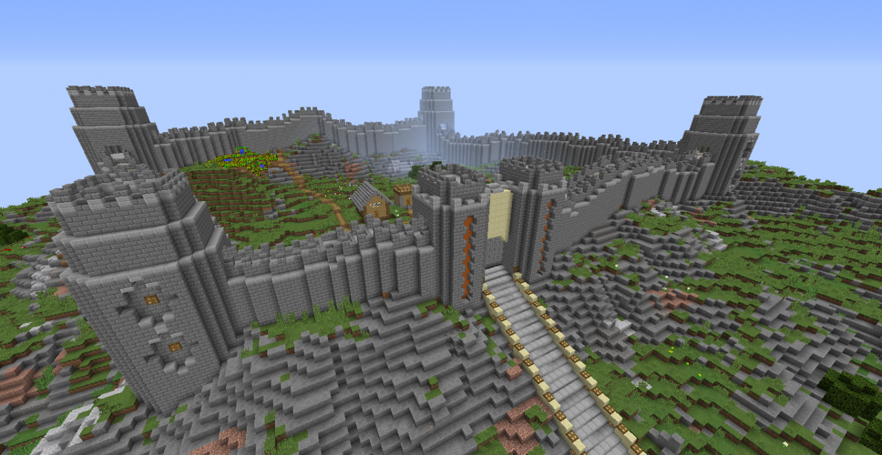 The Great Walls of Minecraft Minecraft Map