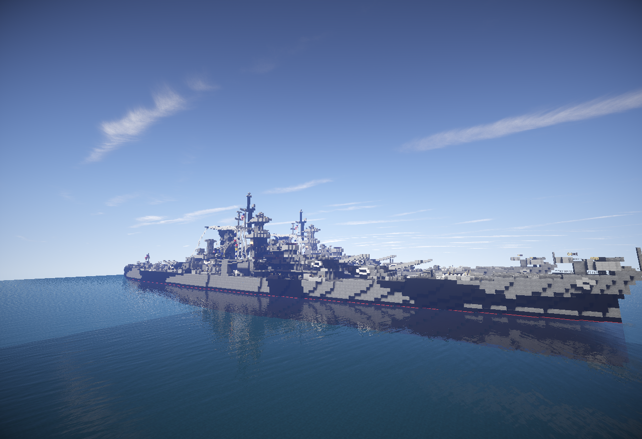USS Alaska (CB-1) 1:1 - By Lucas - ShipSide Minecraft Map