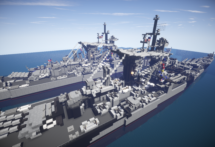USS Alaska (CB-1) 1:1 - By Lucas - ShipSide Minecraft Map