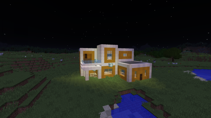 Yellow Daydream - A Modern House Minecraft Map
