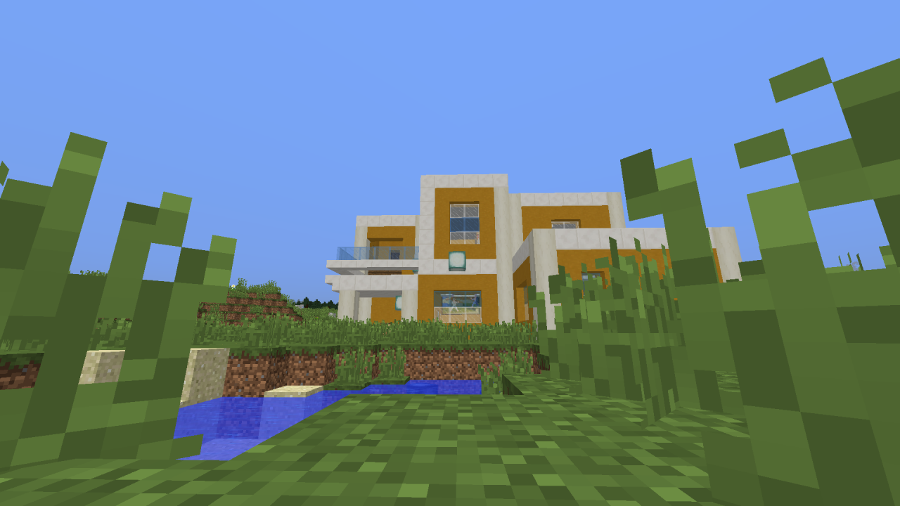 Yellow Daydream - A Modern House Minecraft Map