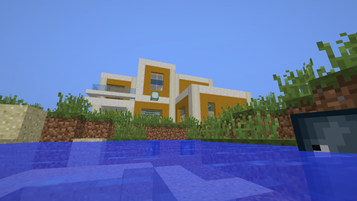 Yellow Daydream - A Modern House Minecraft Map