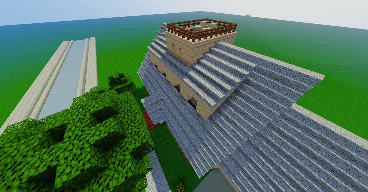 Cape Cod Style Home - Open Back Yard Minecraft Map