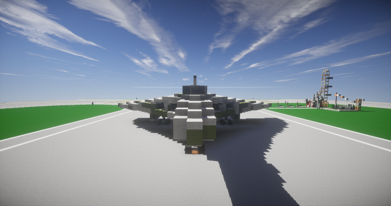 Avro Vulcan Bomber [1.5:1 Scale] Minecraft Map