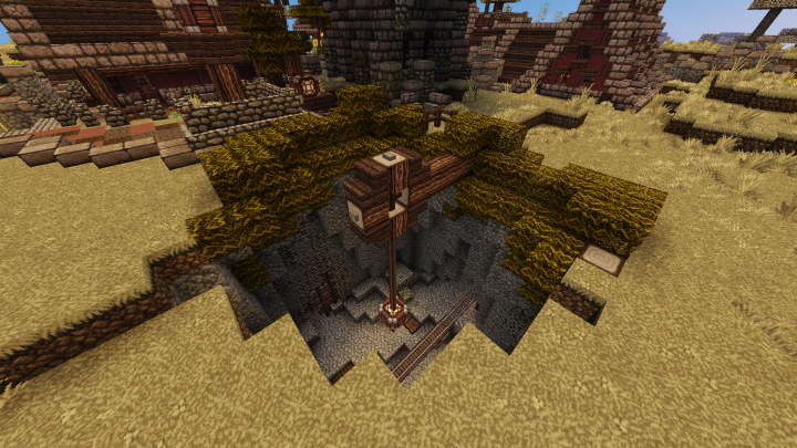 Mini Steampunk/Medieval village Minecraft Map