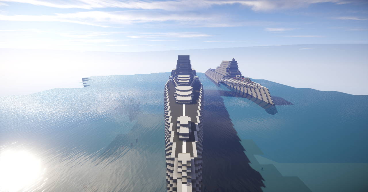 Stealth Battleship Minecraft Map