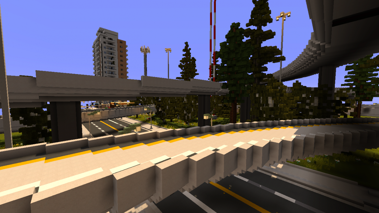 Three-Way Interchange|Artenia| Minecraft Map