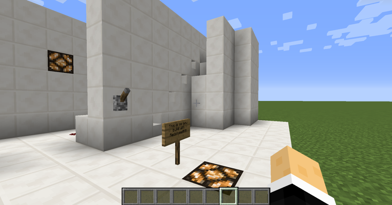 Redstone for beginners. Minecraft Map