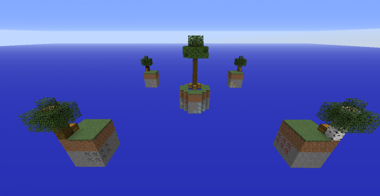Sky blocks Minecraft Map