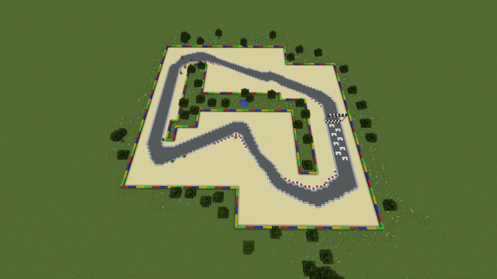 [Super Mario Kart] SNES Mario Circuit 1 Minecraft Project