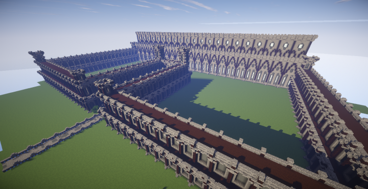 Epic medieval wall Minecraft Map