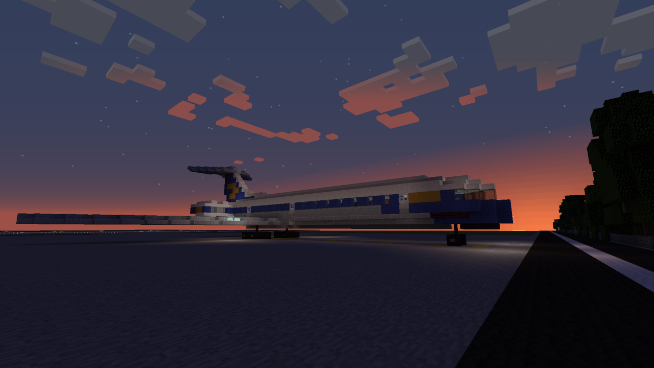 Vickers VC10 (B.O.A.C (British Overseas Airways Corporation) Minecraft Map