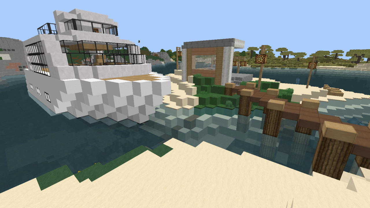 Rich man mansion Minecraft Map