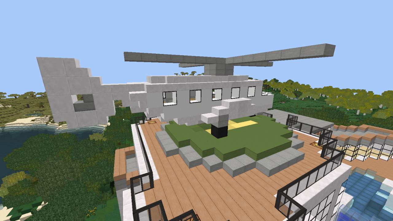Rich man mansion Minecraft Map