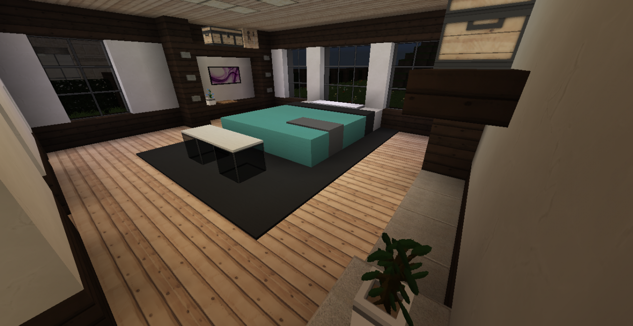 Awesome Single Story House: Sleek (With Step-By-Step) Minecraft Map