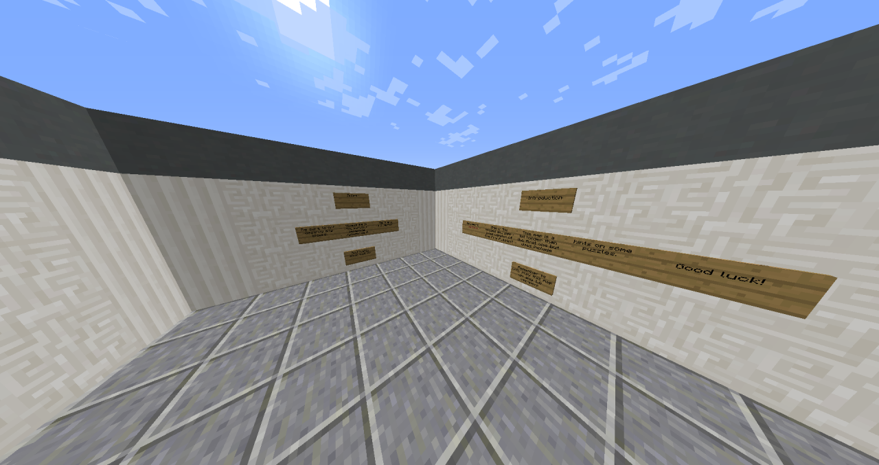 [Puzzle] The Core Minecraft Map