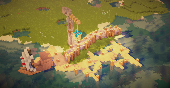 Medieval Dock Minecraft Map