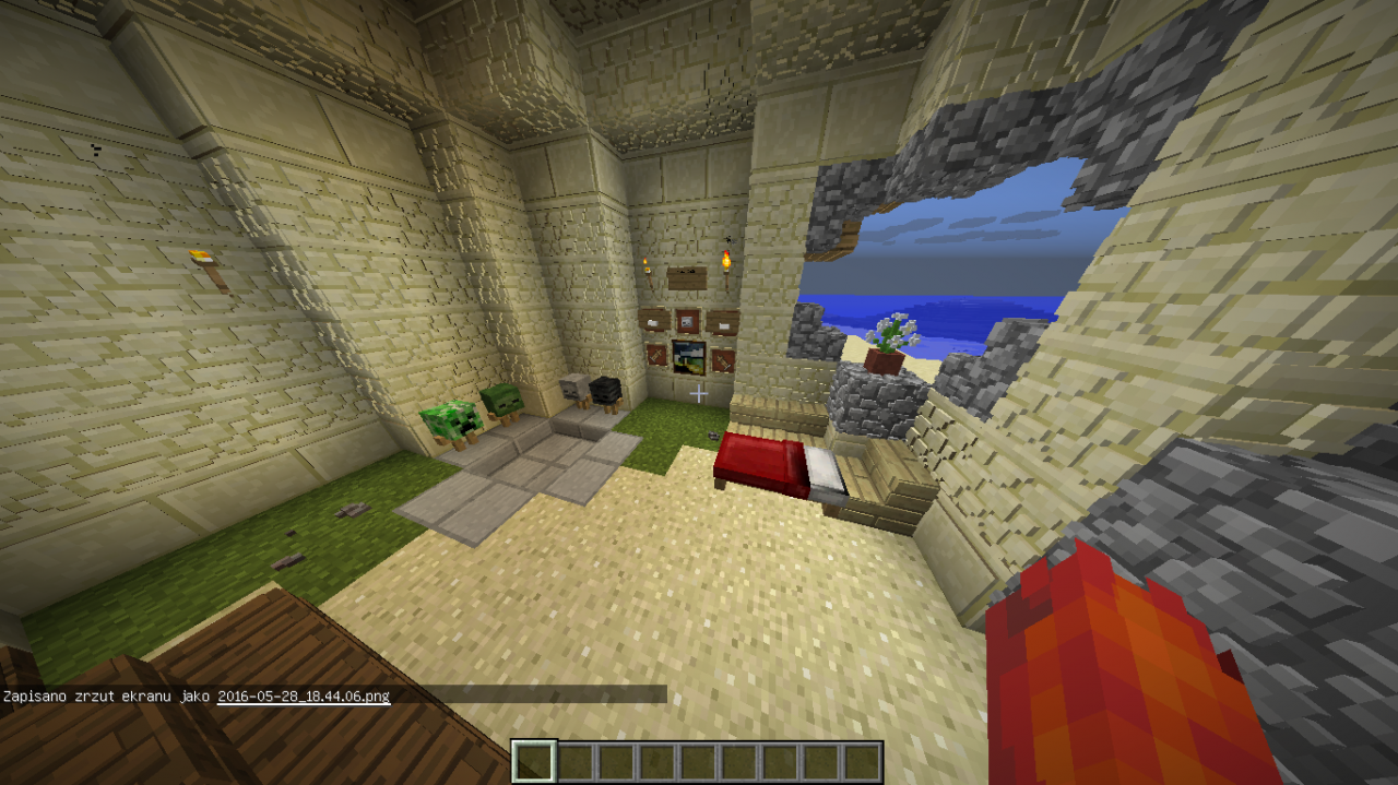 Angry Birds Red's House Minecraft Map