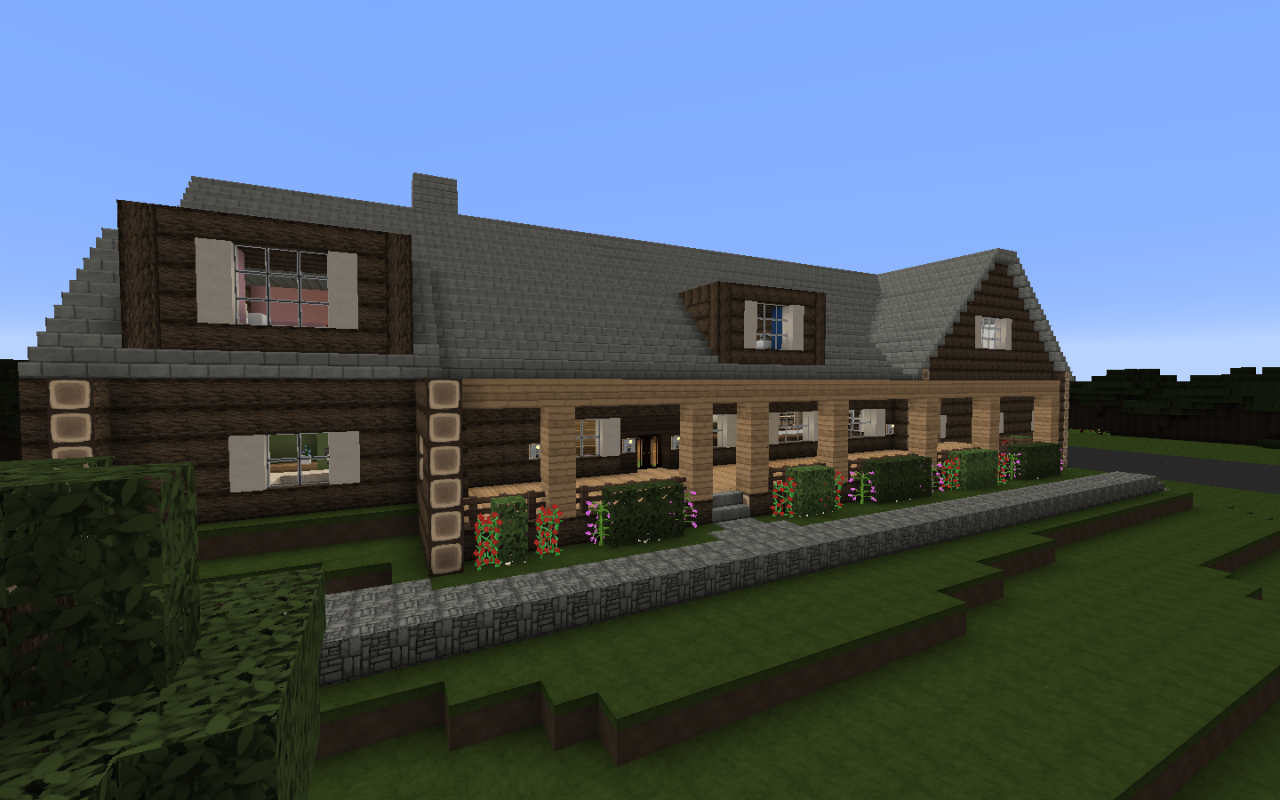 Residential Log Cabin Minecraft Map